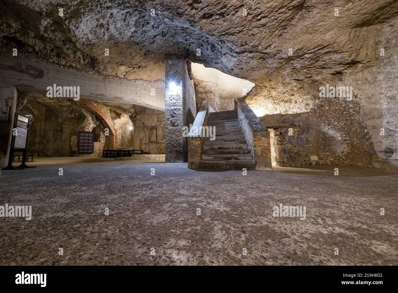 The crypt of Santa Restituta, Cripta di Santa Restituta, is a hypogeum ...