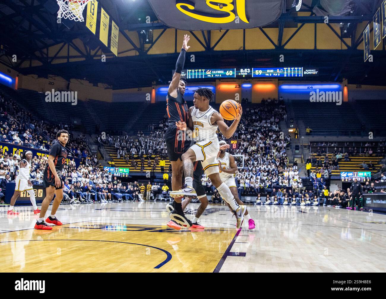 January 25 2025 Berkeley, CA U.S.A. California guard Jeremiah Wilkinson ...