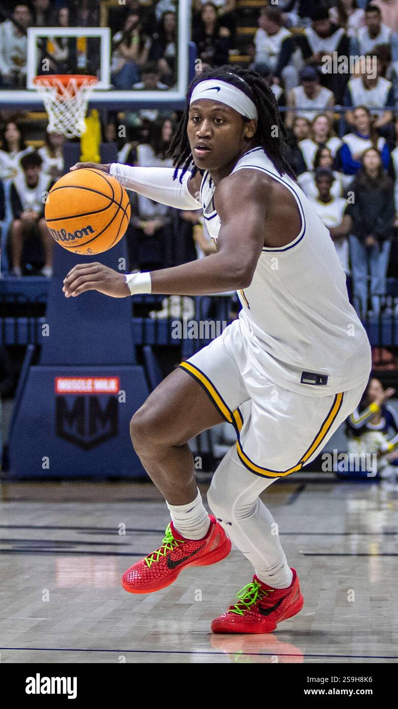January 25 2025 Berkeley, CA U.S.A. California guard DJ Campbell (3 ...