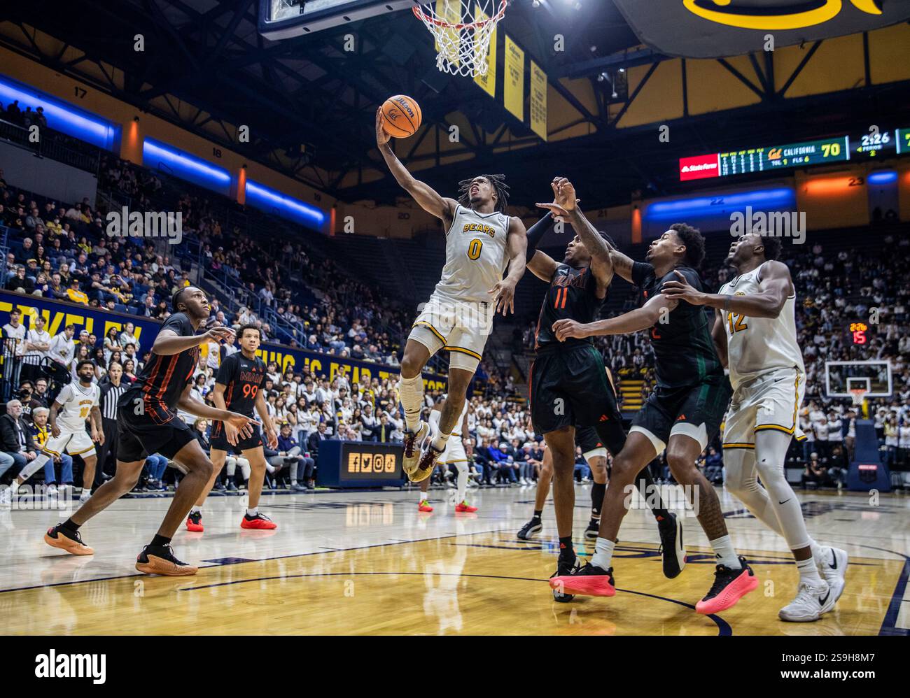January 25 2025 Berkeley, CA U.S.A. California guard Jeremiah Wilkinson ...
