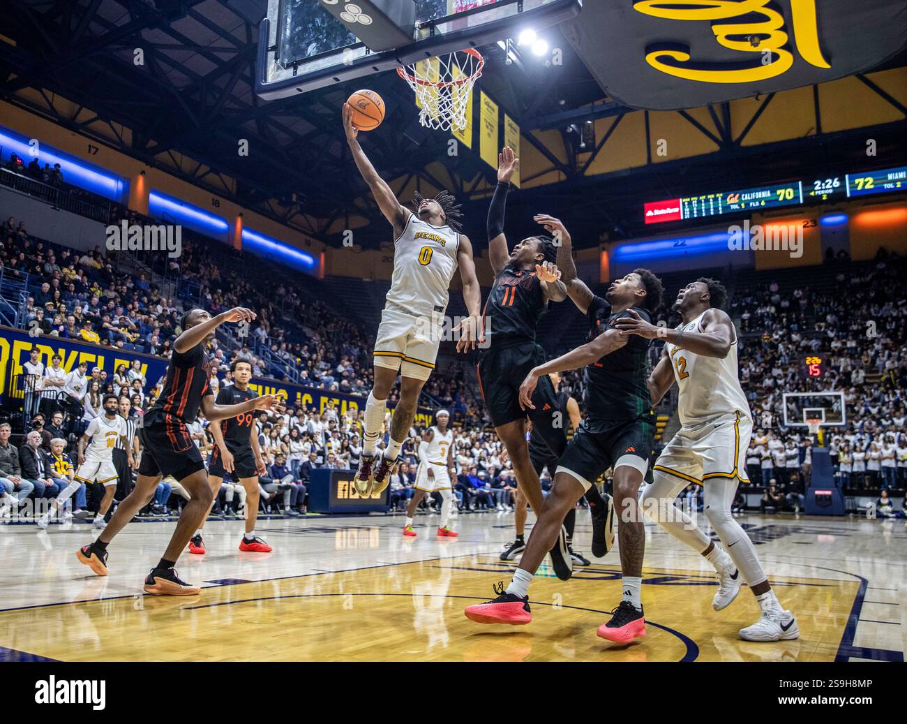 January 25 2025 Berkeley, CA U.S.A. California guard Jeremiah Wilkinson ...