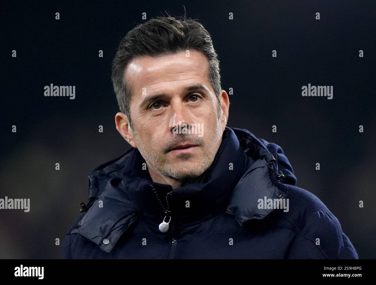 Fulham manager Marco Silva during the Premier League match at Craven ...