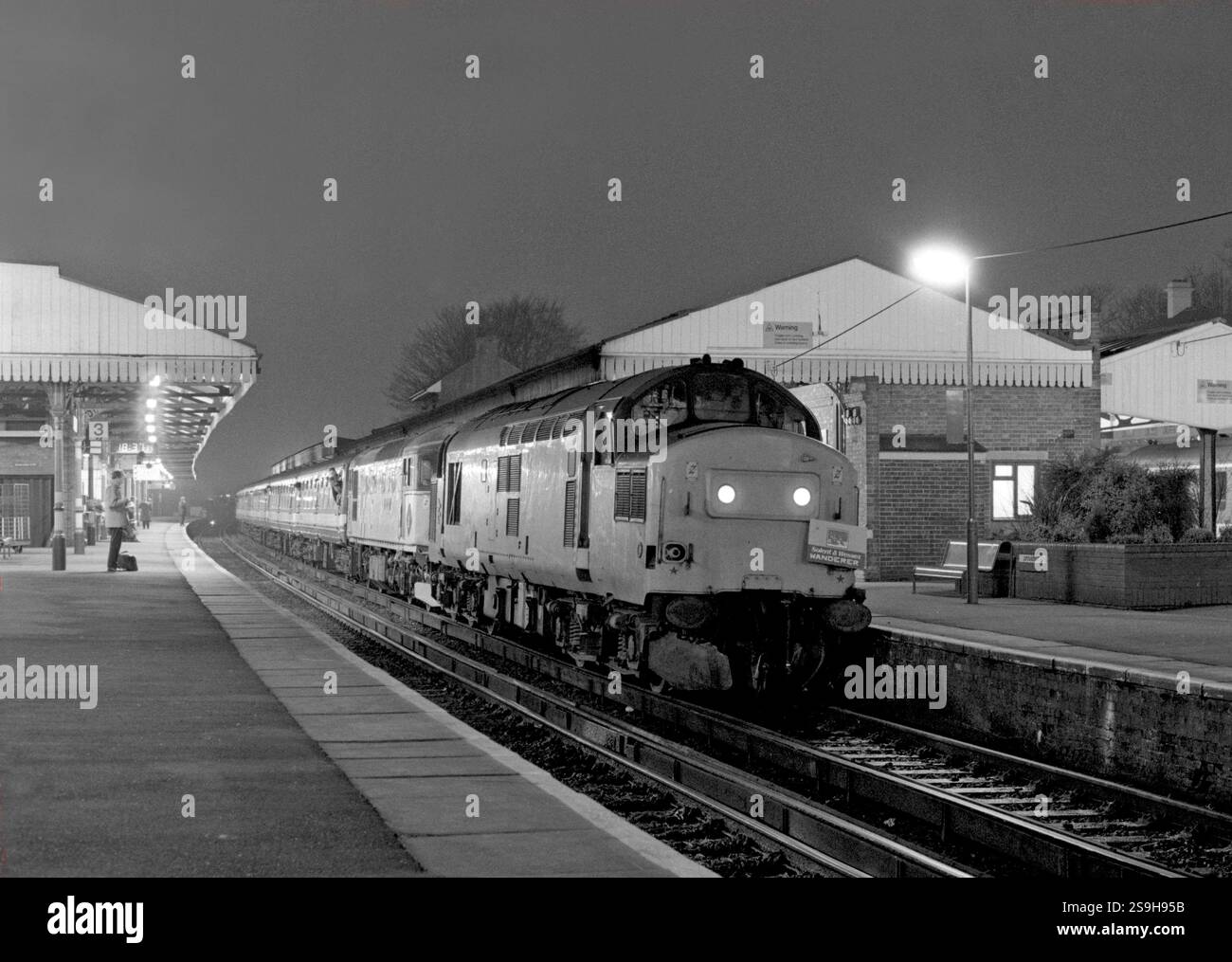 A Class 37 and a Class 33 diesel locomotive numbers 37215 and 33050 ...