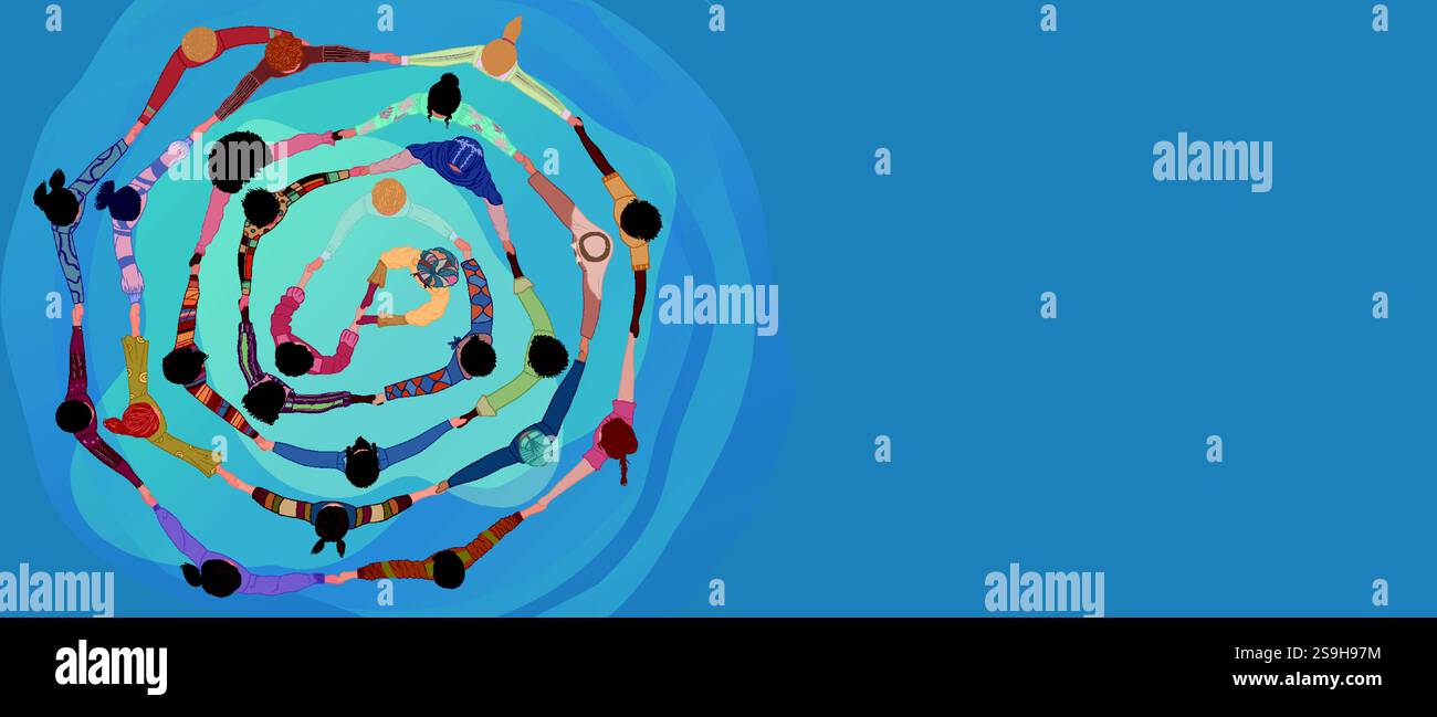 Background from hands holding Stock Vector Images - Alamy