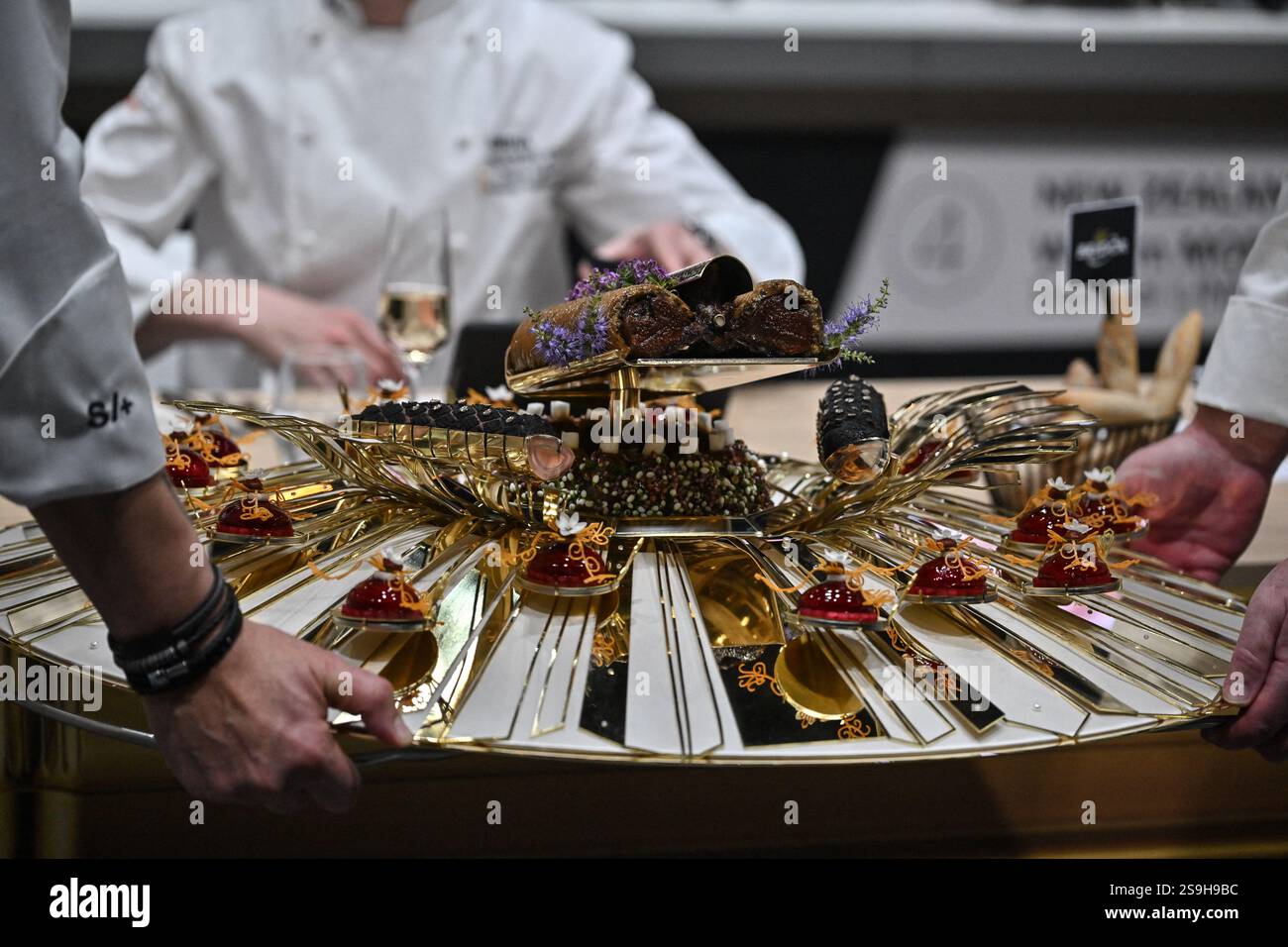 Team Sweden’s Platter at the Bocuse D Or Finale ahead of SIRHA in Lyon, France on January 26 ...