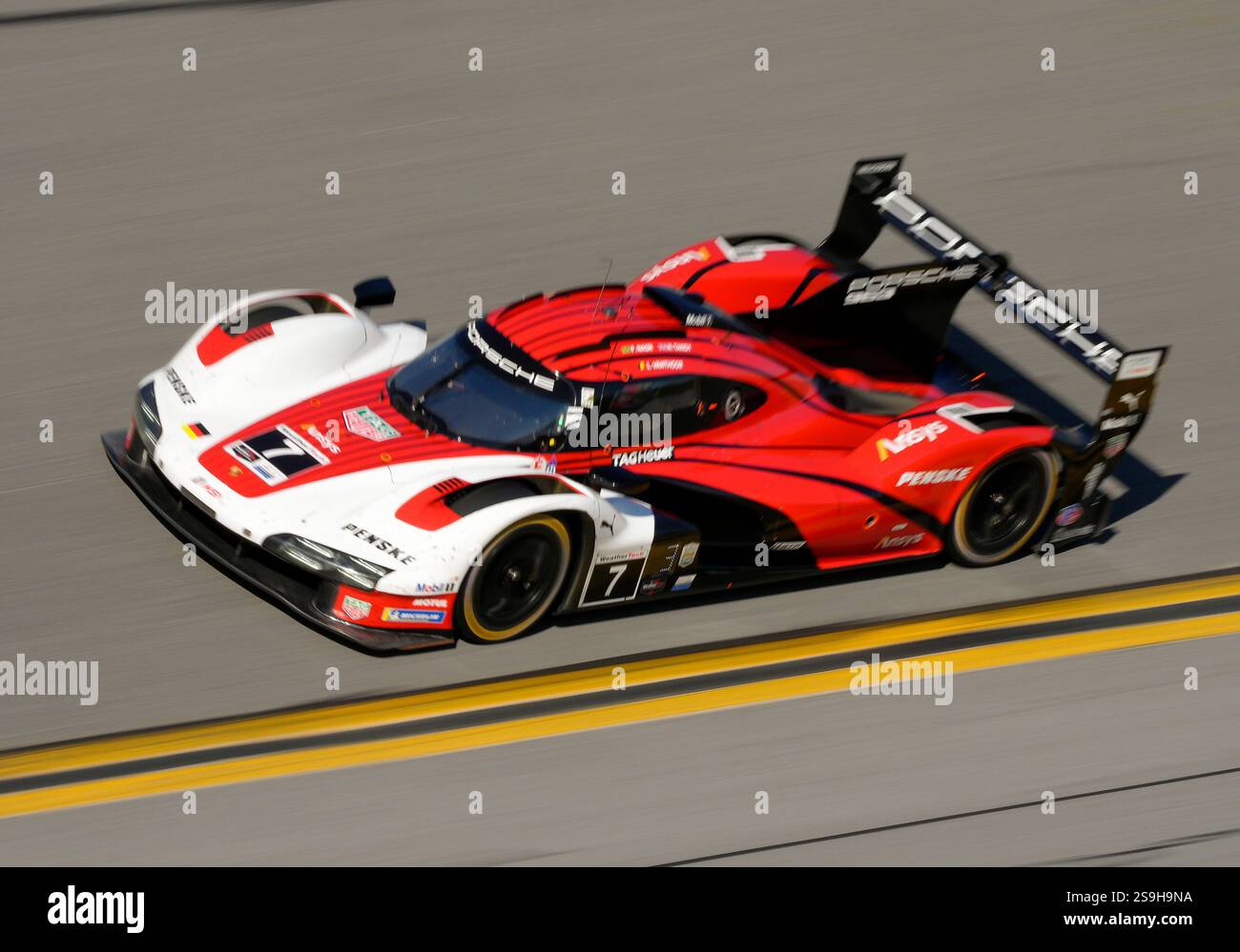 DAYTONA BEACH, FL - JANUARY 26: (7) GTP Driver Felipe Nasr, Nick Tandy ...