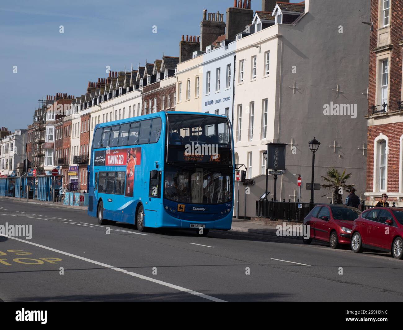 Damory Alexander-Dennis bus in Weymouth heading for Blindfold Stock ...
