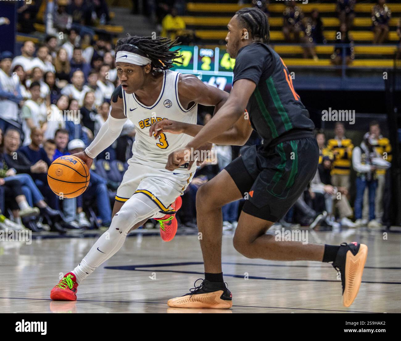 January 25 2025 Berkeley, CA U.S.A. California guard DJ Campbell (3 ...
