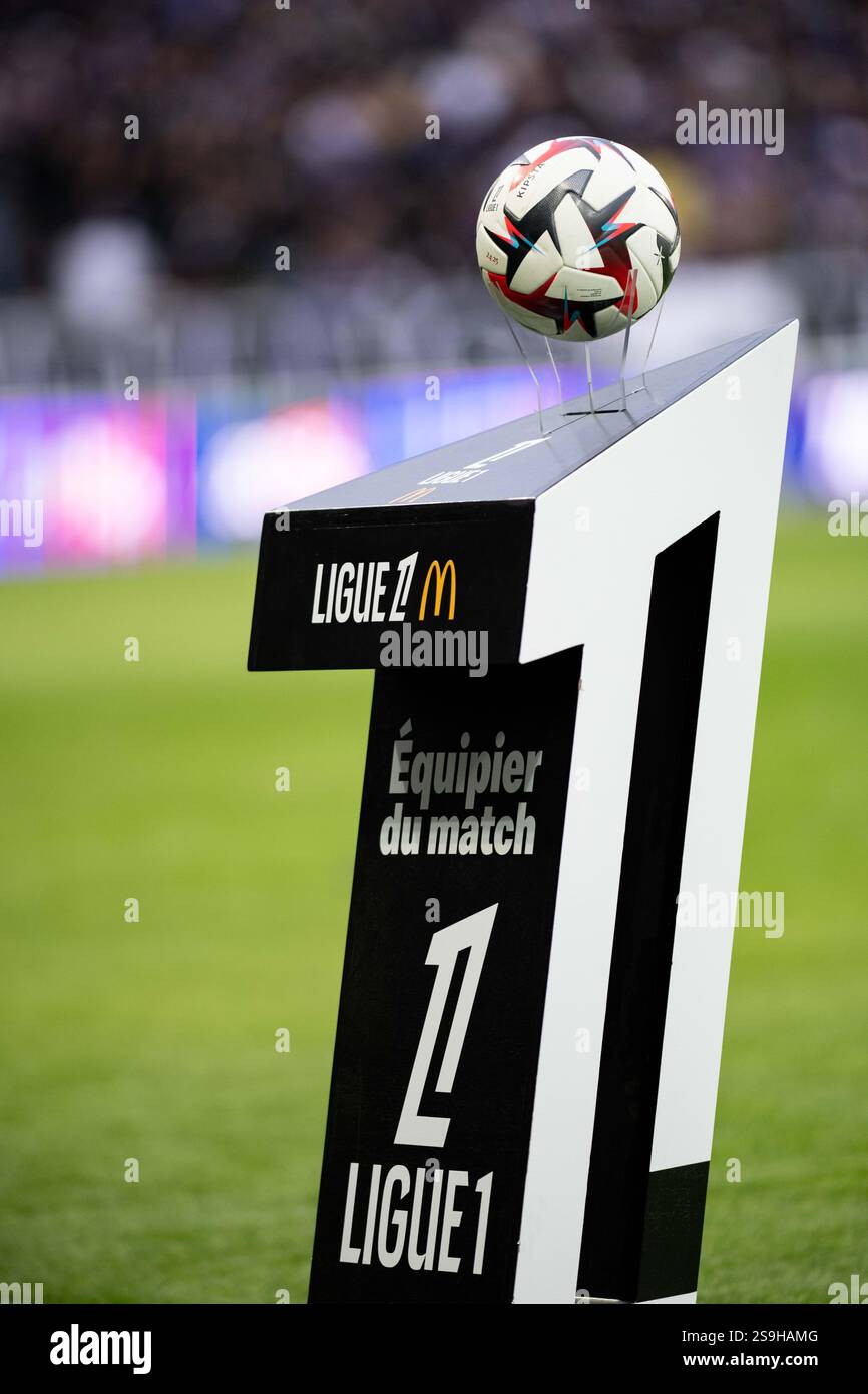 General view of Ligue 1 ball during the French championship Ligue 1 ...