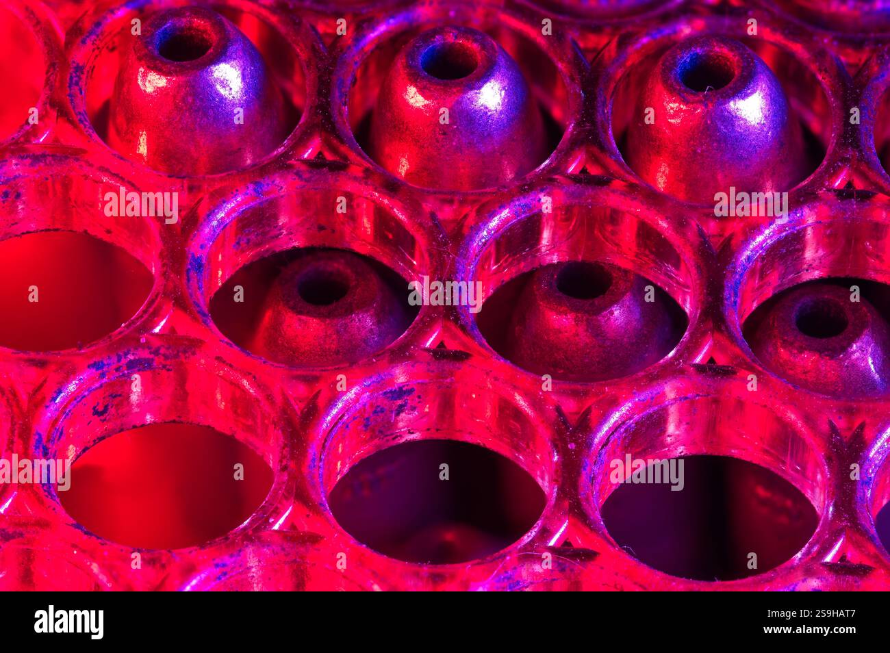 Abstract view of 22 caliber shells Stock Photo - Alamy