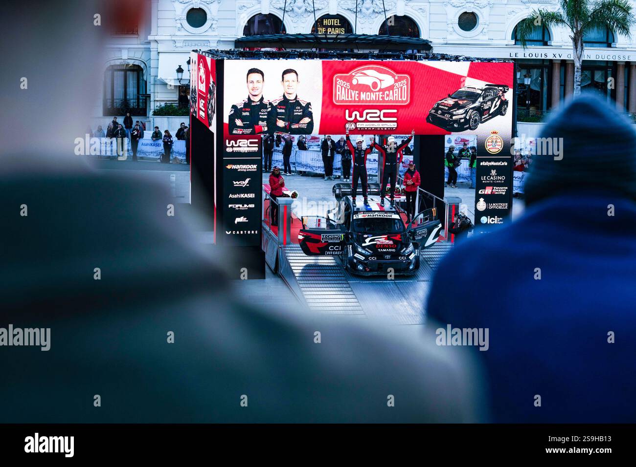 The Driver Sebastien Ogier And Co-Driver Vincent Landais Of The Team ...