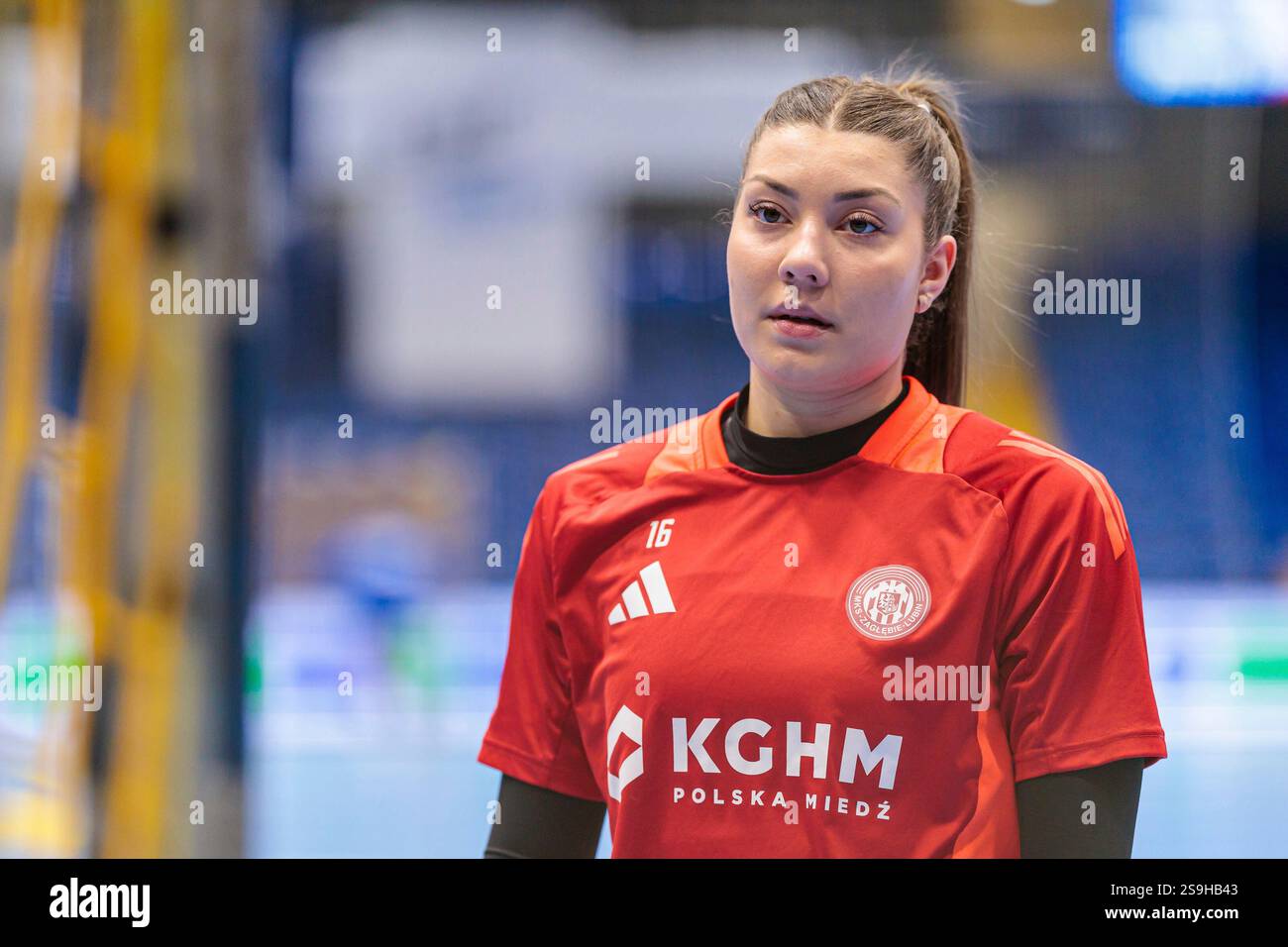 Barbara Zima (KGHM MKS Zaglebie Lubin, #16) GER, HSG Blomberg-Lippe ...