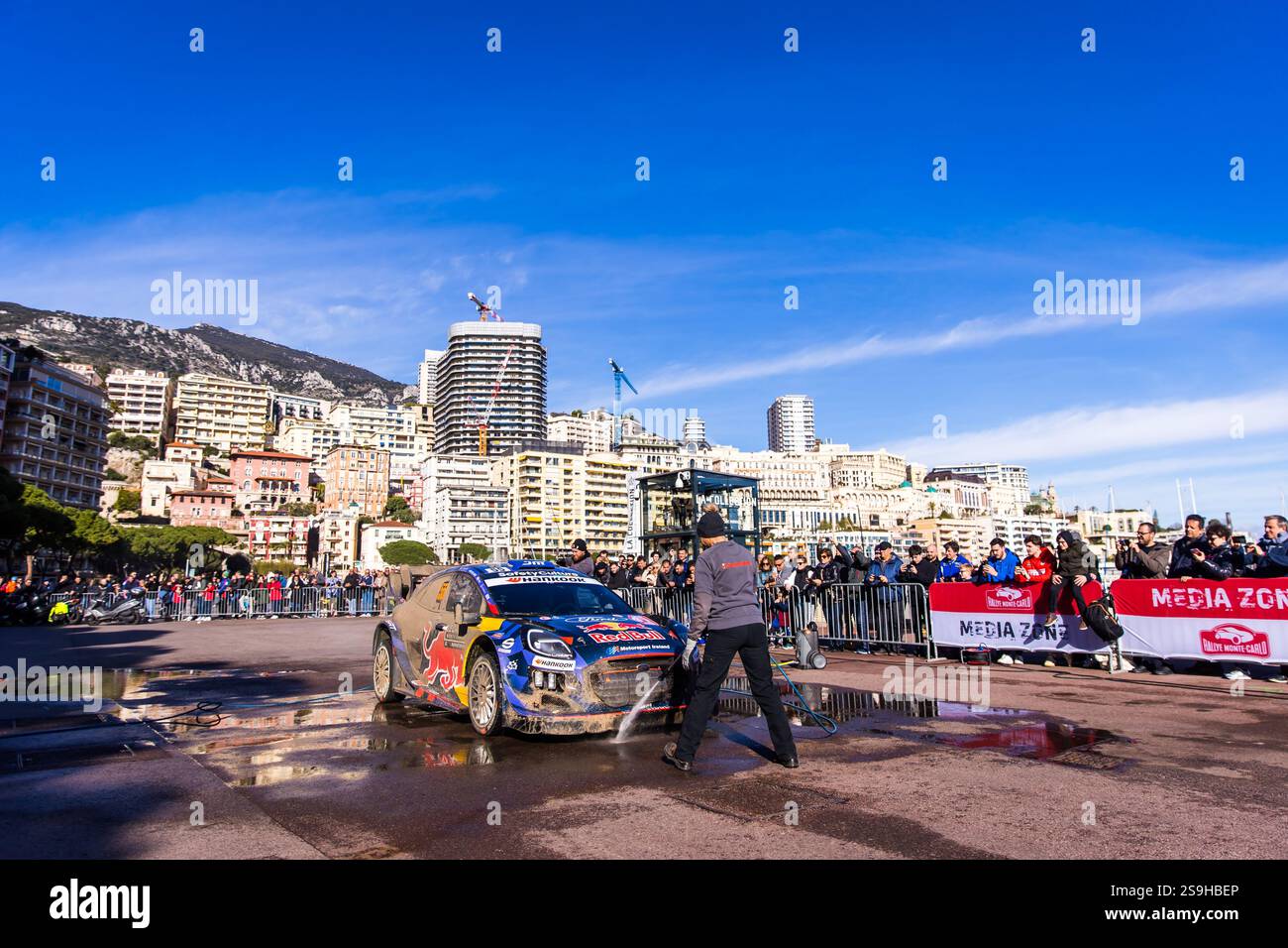 55 Joshua MCERLEAN, Eoin TREACY, Ford Puma Rally1, ambiance during the ...