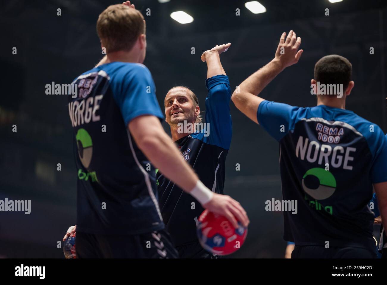250126 Kent Robin Tønnesen of Norway during warm up ahead of the 2025 ...