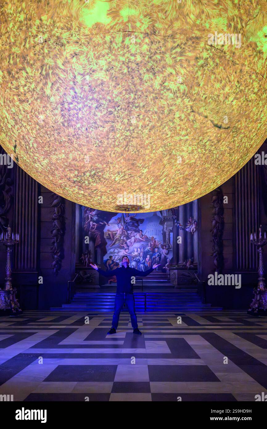 London, UK, 24th January 2025, Luke Jerram’s Helios is his newest and ...