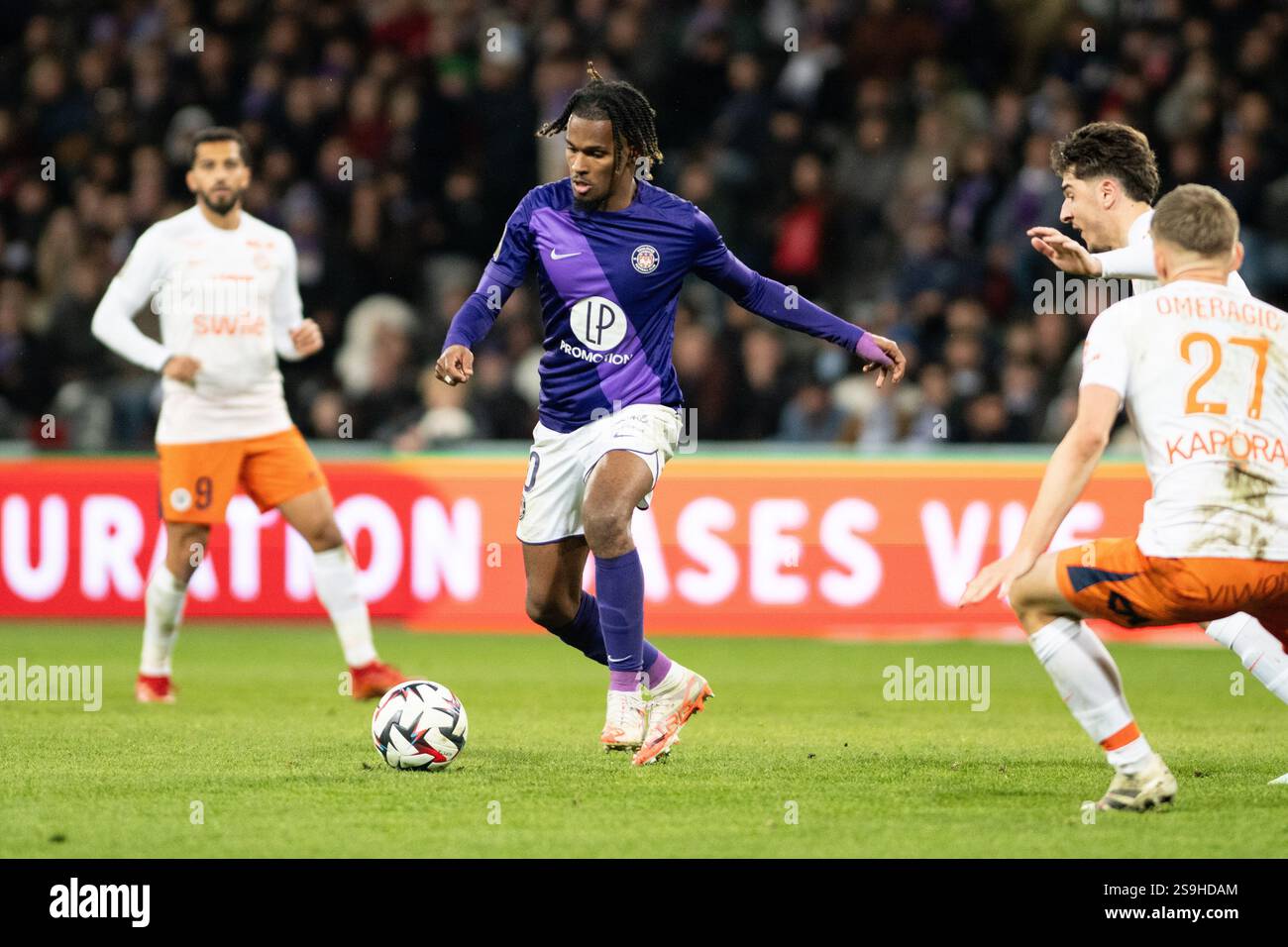 Yann Gboho of Toulouse during the French championship Ligue 1 football ...