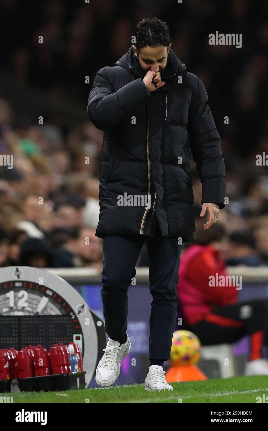 London, England, 26th January 2025. Ruben Amorim, Head Coach of ...
