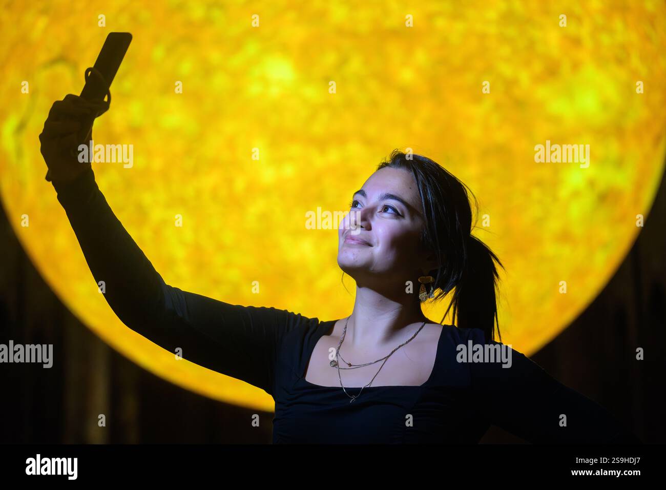 London, UK, 24th January 2025, Luke Jerram’s Helios is his newest and ...