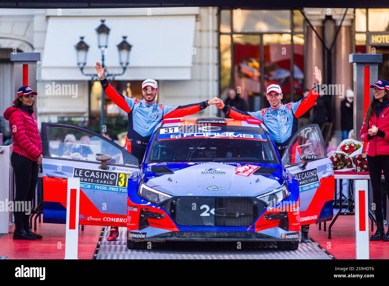 31 Eric CAMILLI, Thibault DE LA HAYE, Hyundai i2ON Rally2, ambiance during the Rallye Automobile ...