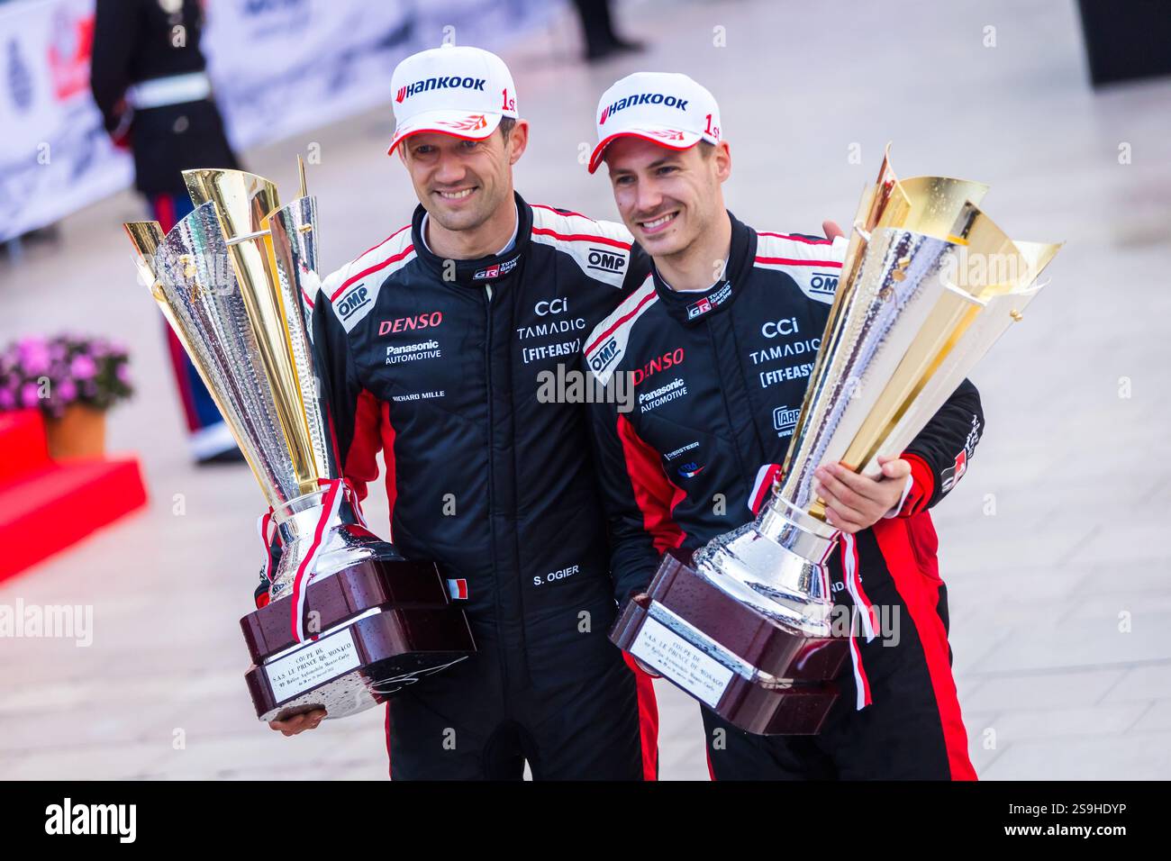 Sebastien OGIER, Vincent LANDAIS, Toyota GR Yaris Rally1, portrait ...