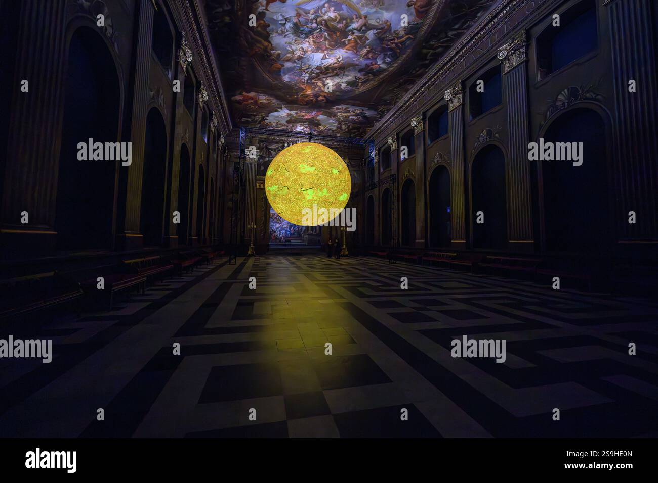 London, UK, 24th January 2025, Luke Jerram’s Helios is his newest and ...