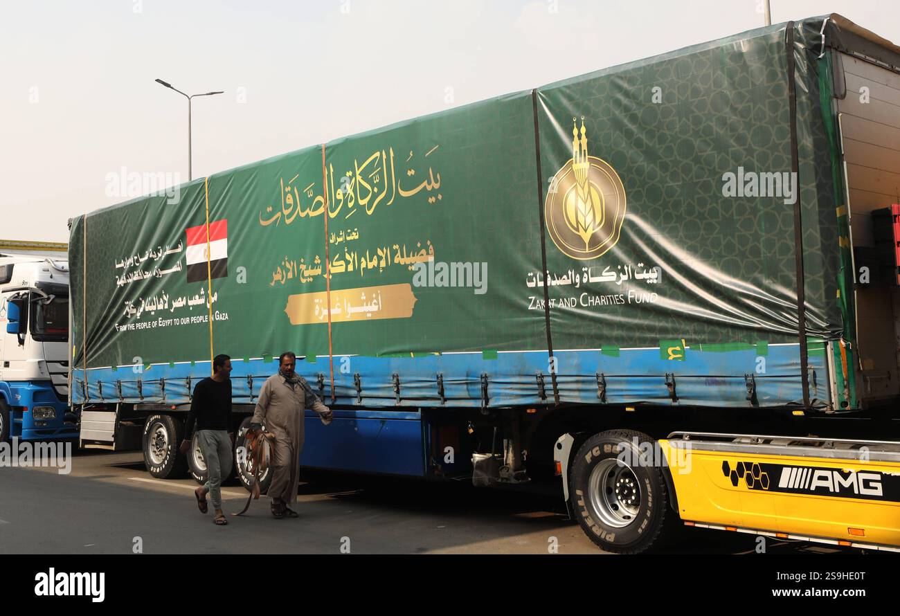 Egypt launching the largest comprehensive humanitarian aid convoy to ...