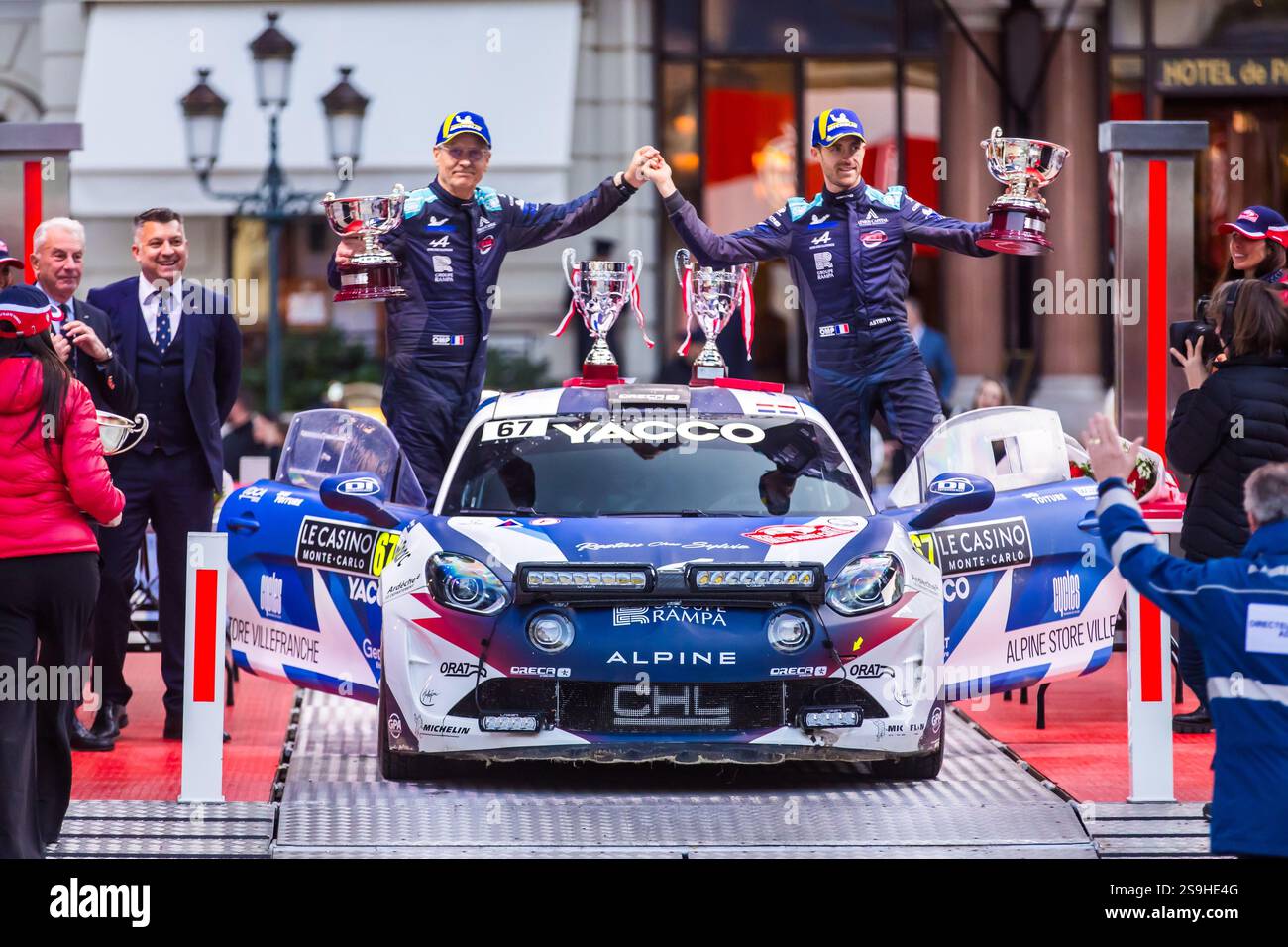ASTIER Raphael, Denis GIRAUDET, ALPINE A110 RGT, portrait during the ...