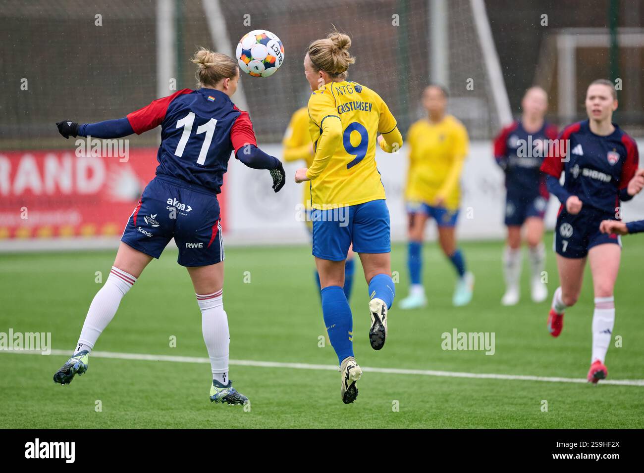 Broendby, Denmark. 25th, January 2025. Emma Jansson (11) of FC ...