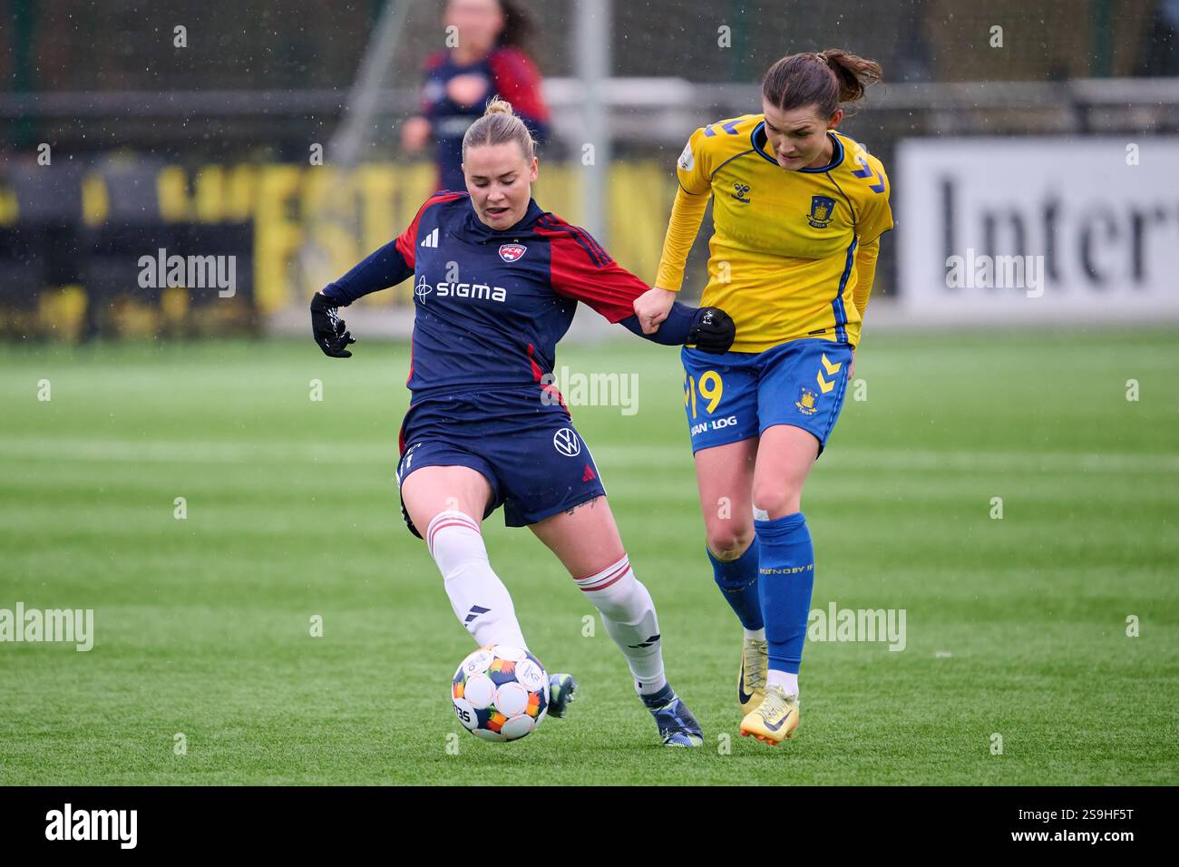 Broendby, Denmark. 25th, January 2025. Emma Jansson (11) of FC ...