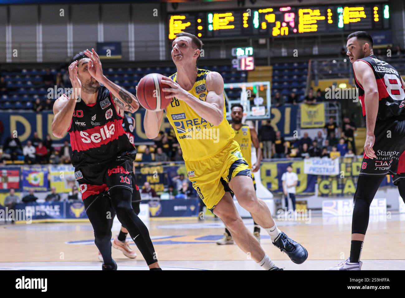 #28 Giovanni Severini (Reale Mutua Basket Torino) during Reale Mutua ...