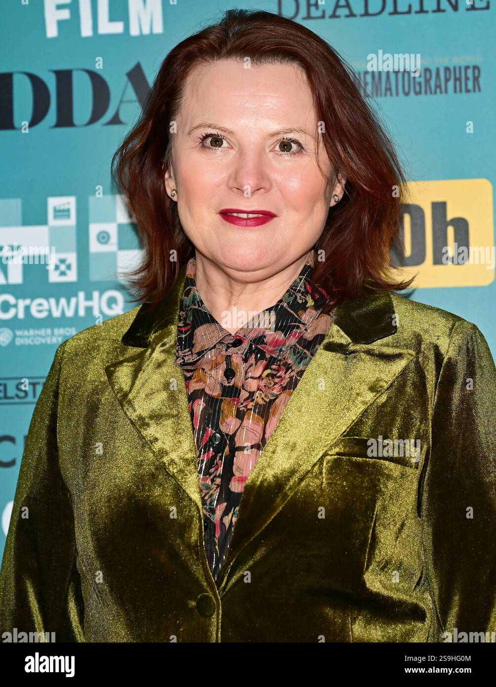 LONDON, ENGLAND - JANUARY 26: Monica Dolan attended the Girls On Film ...