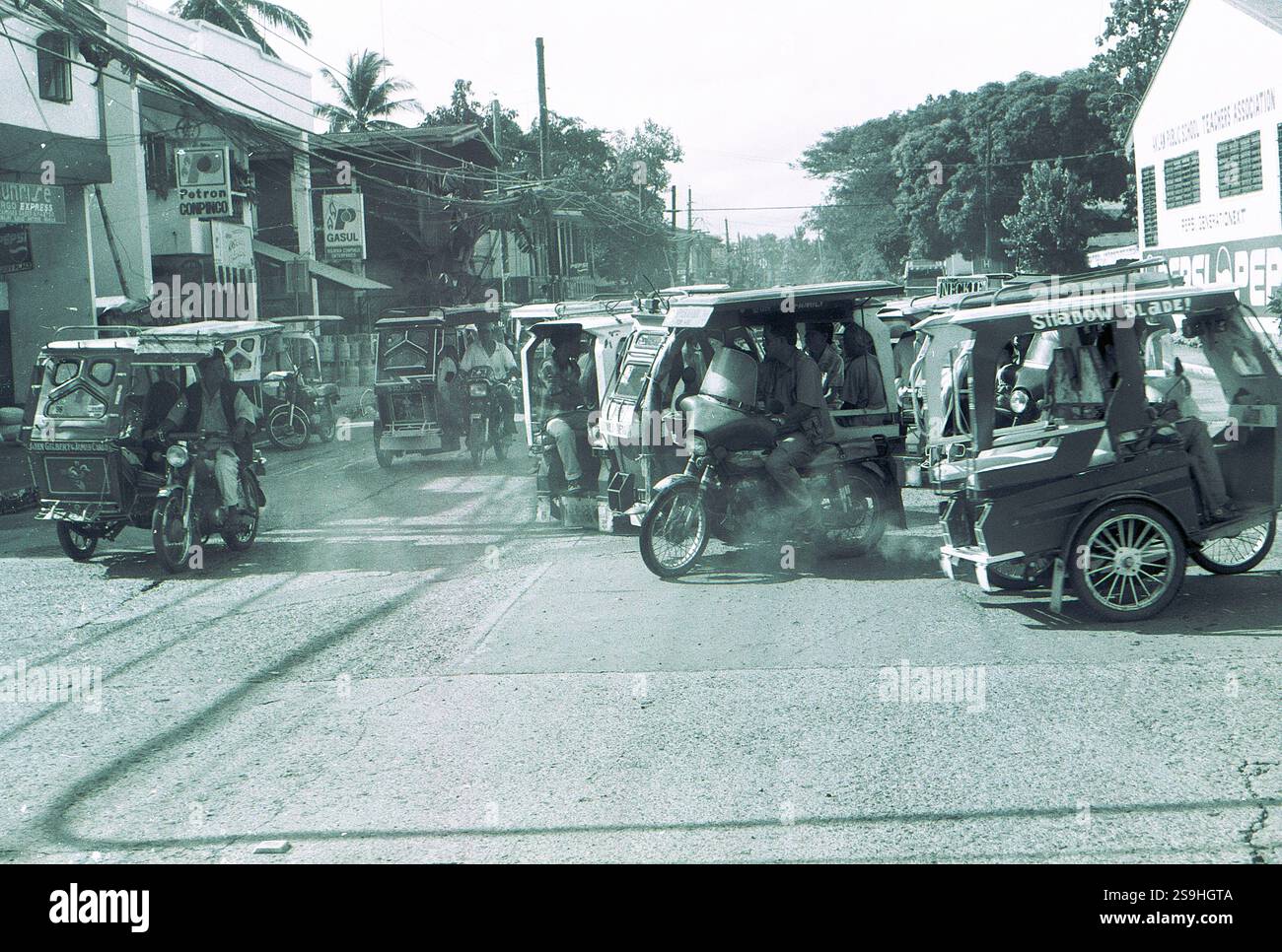 Philippines Islands: Boracay Street at the beach front Stock Photo - Alamy