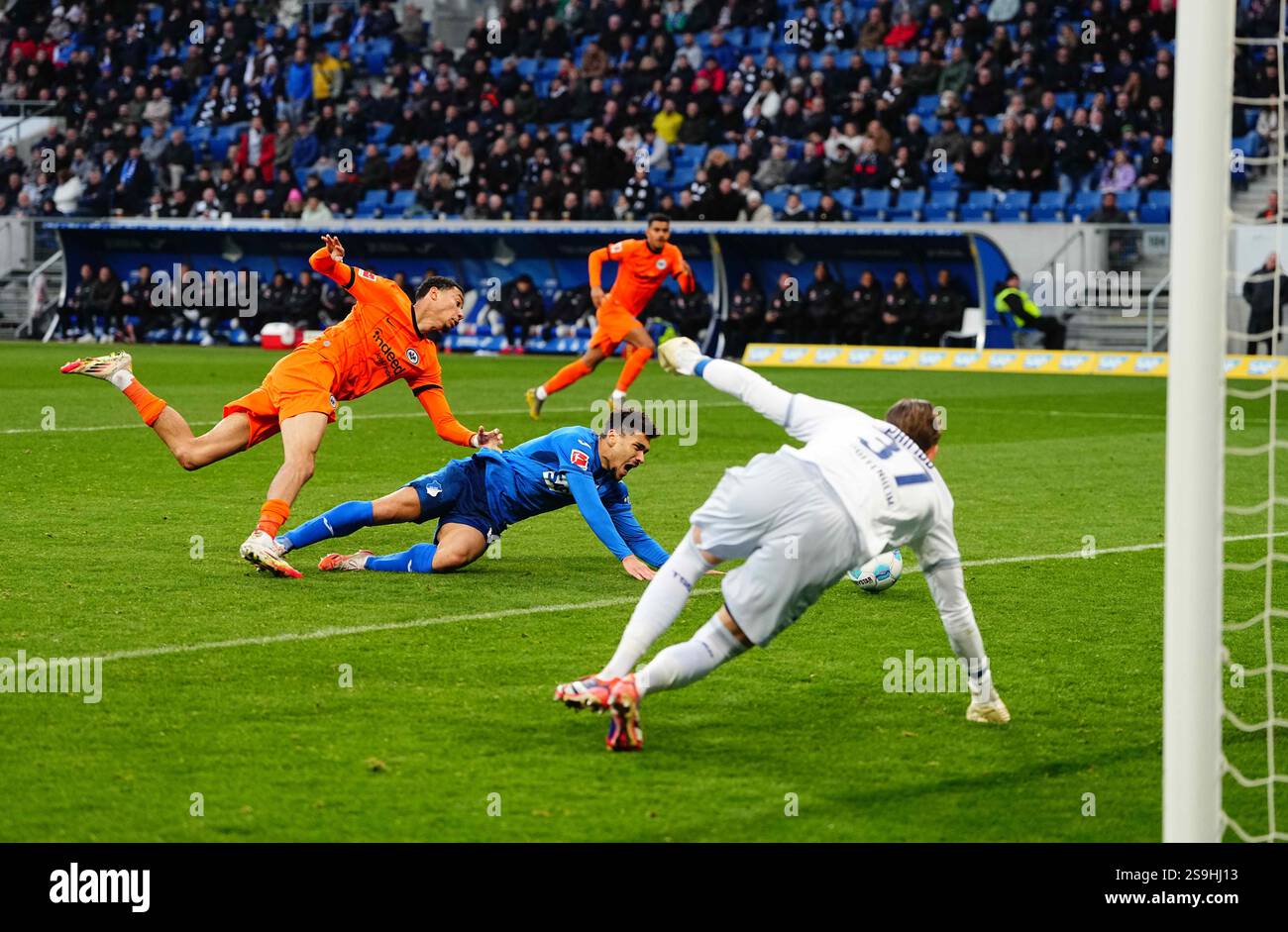 January 26 2025: /#2/ // during a 1. Bundesligaa game, TSG 1899 ...