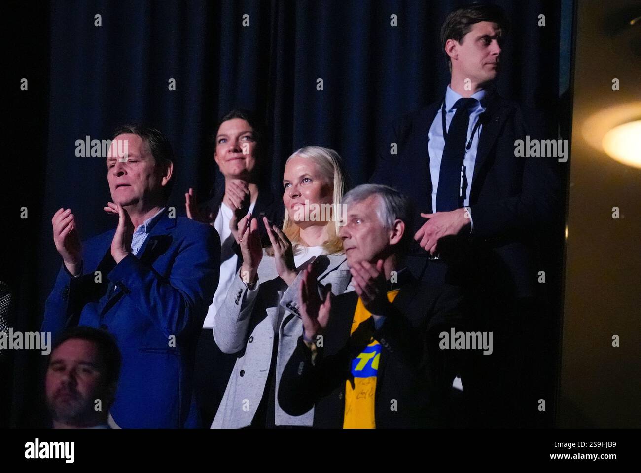 Fornebu 20250126. Norwegian Crown Princess Mette Marit during the World ...