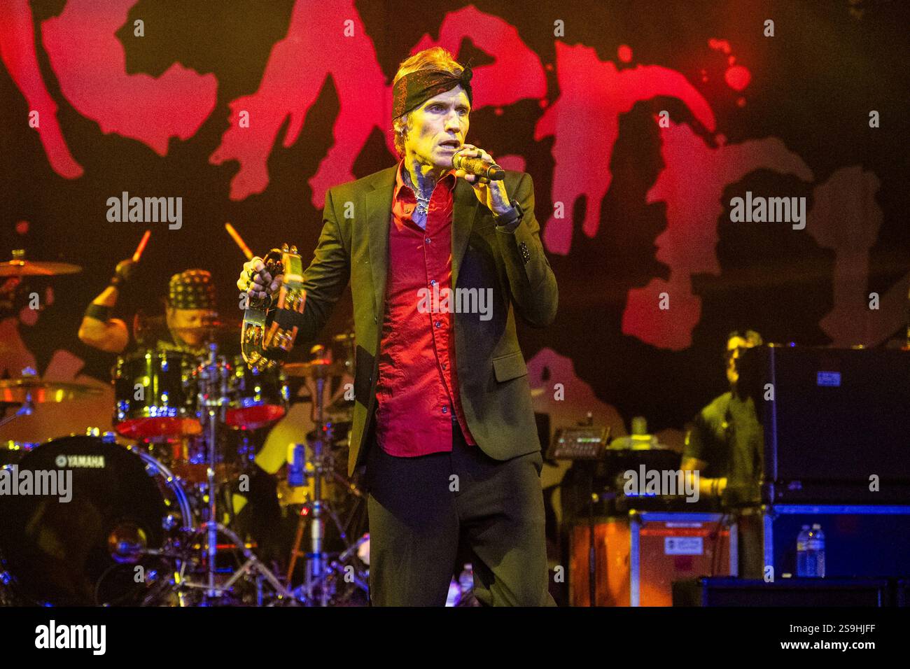 Josh Todd of Buckcherry performs on board the Carnival Magic during day ...