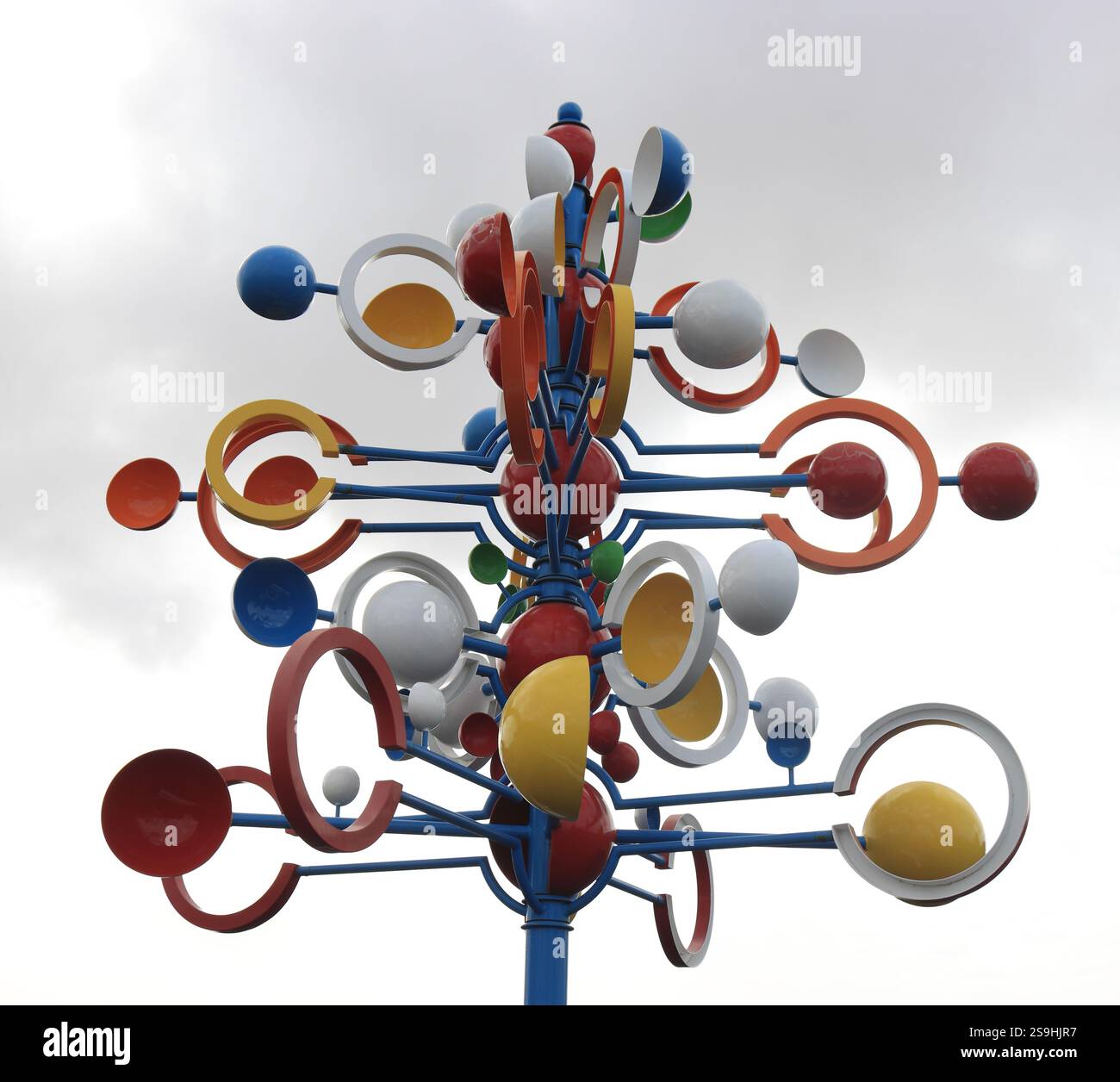 Art work by César Manrique wind toys Stock Photo - Alamy