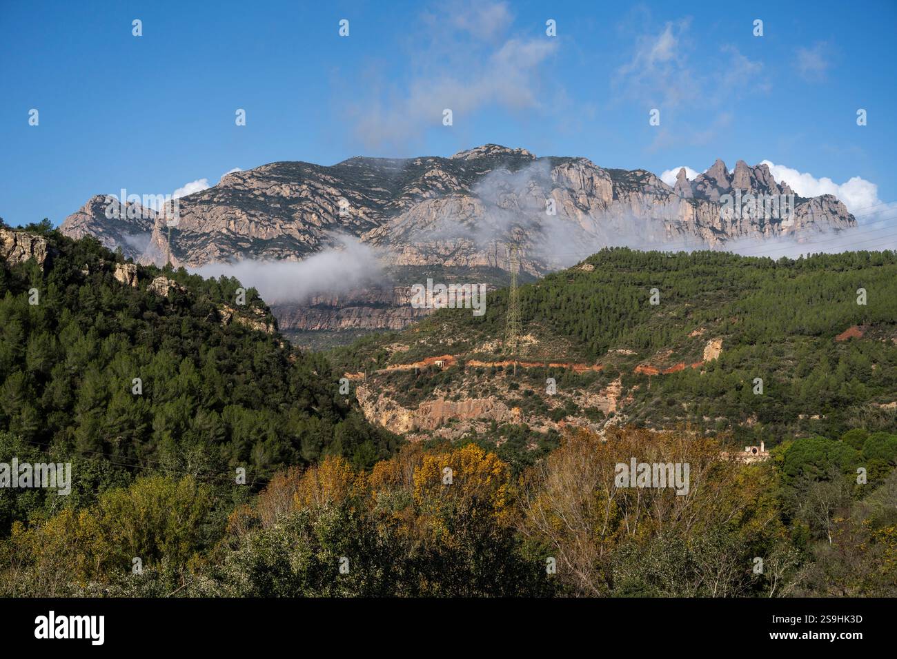 Montserrat Mountain Natural Park, Catalonia, Spain Stock Photo - Alamy