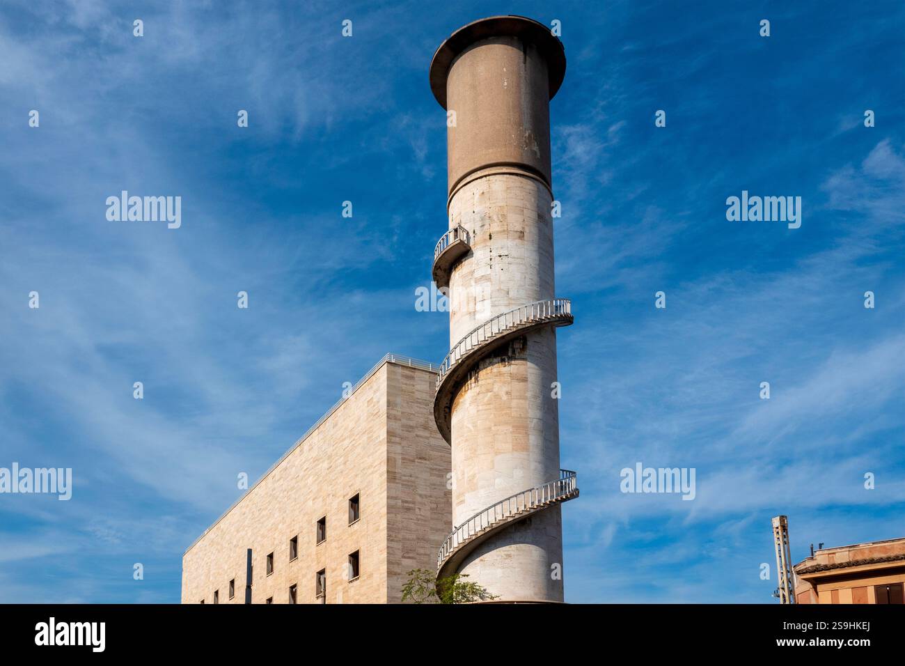 The Torre Piezometrica di Termini, a Rationalist-style water tower ...