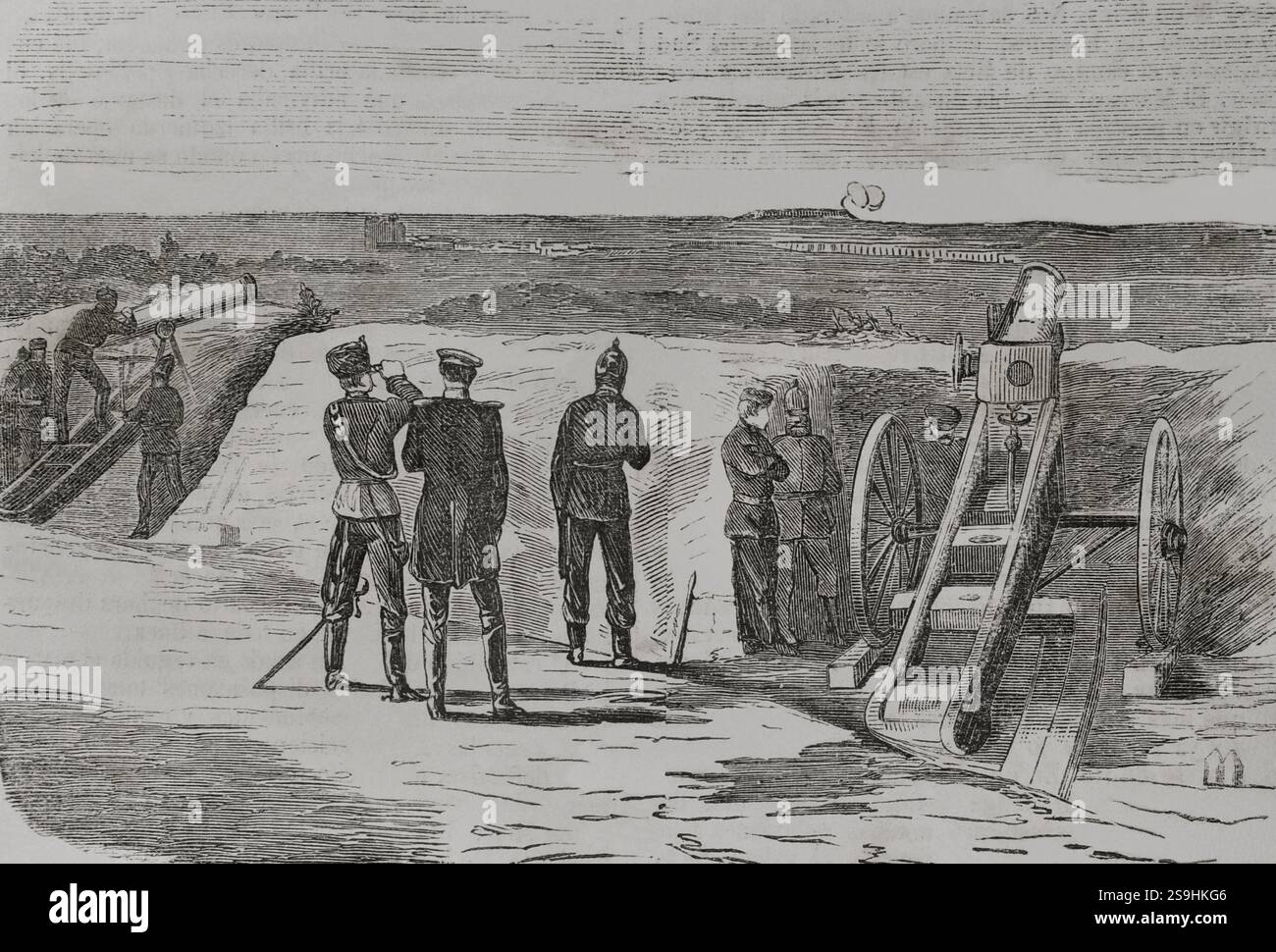 Franco-Prussian War (1870-1871). Siege of Metz (19 August to 27 October ...