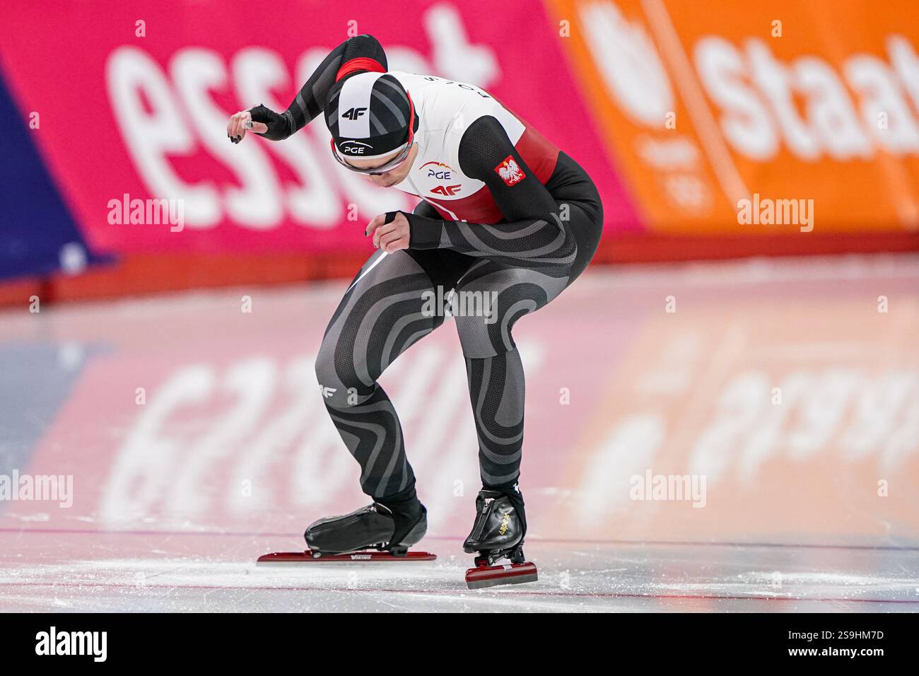 CALGARY, CANADA - JANUARY 26: Kaja Ziomek-Nogal of Poland competing ...