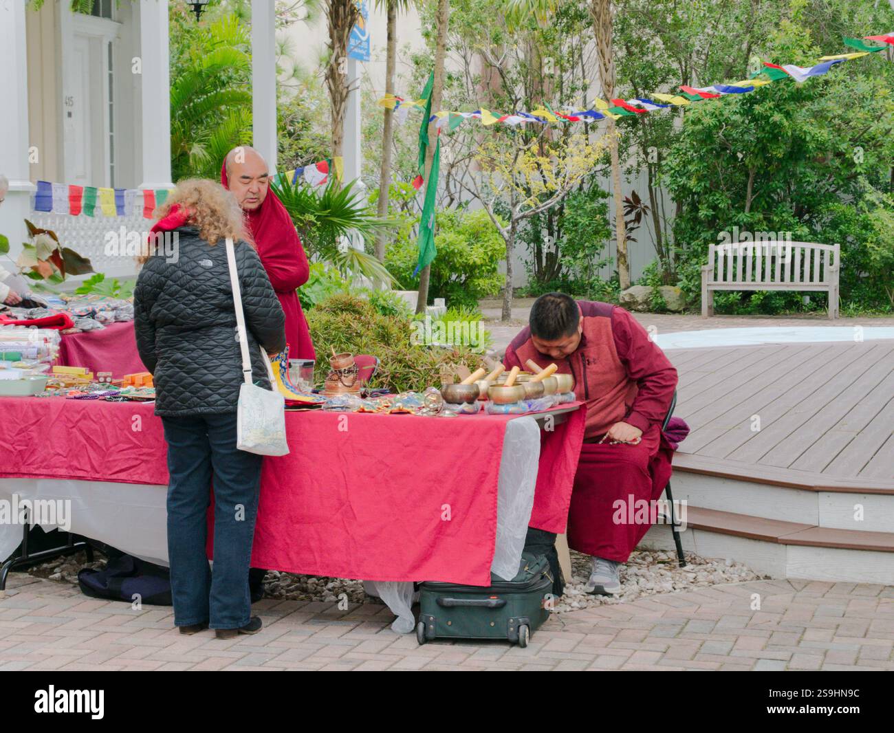 ST PAUL'S EPISCOPAL CHURCH outside view sign for Tibetan Marketplace by ...