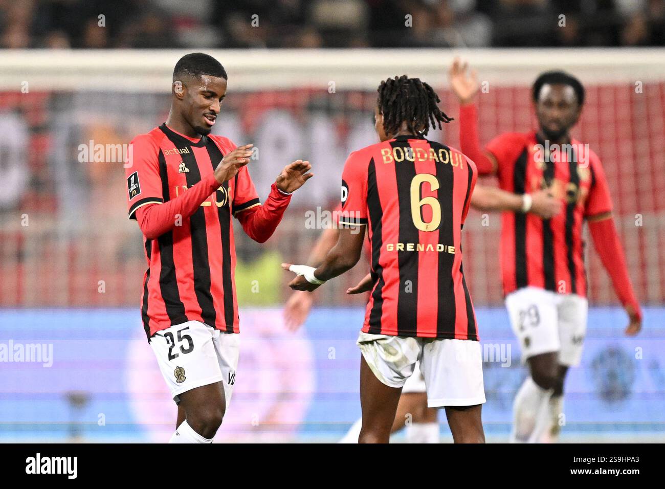 France. 26th Jan, 2025. 25 Mohamed-Ali CHO (ogcn) during the Ligue 1 ...