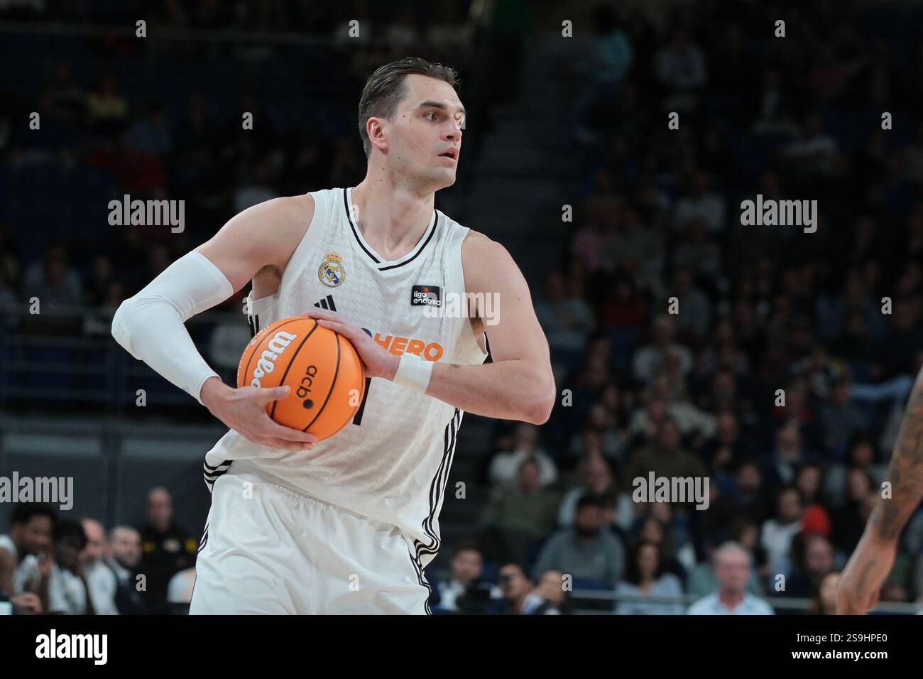 Alberto Abalde of Real Madrid during ACB League match between Real ...