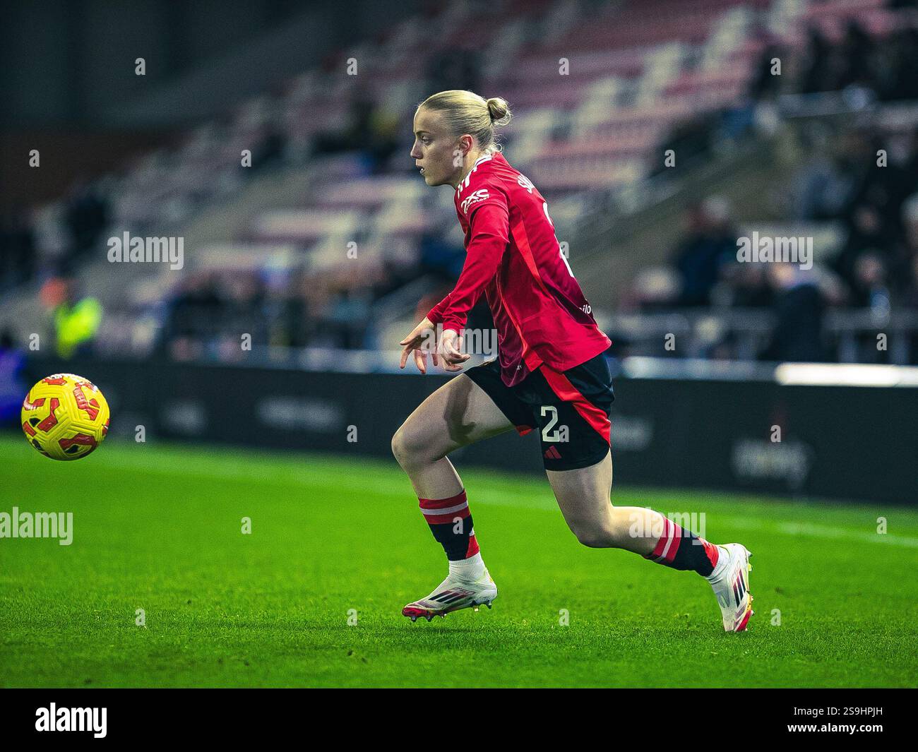 Leigh Sports Village Stadium, England 26th January 2025: Anna Sandberg ...