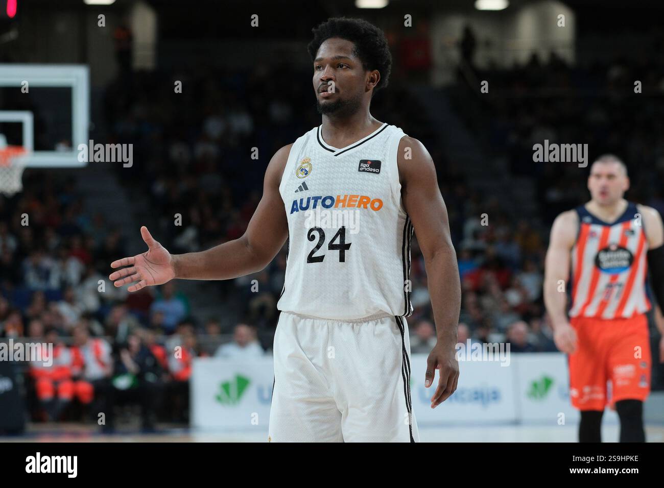 Andrés Feliz of Real Madrid during ACB League match between Real Madrid ...
