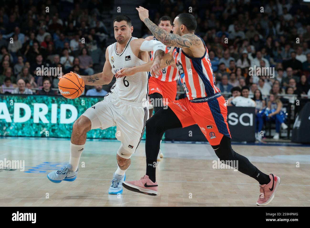 Alberto Abalde of Real Madrid during ACB League match between Real Madrid and Coruna at WiZink ...