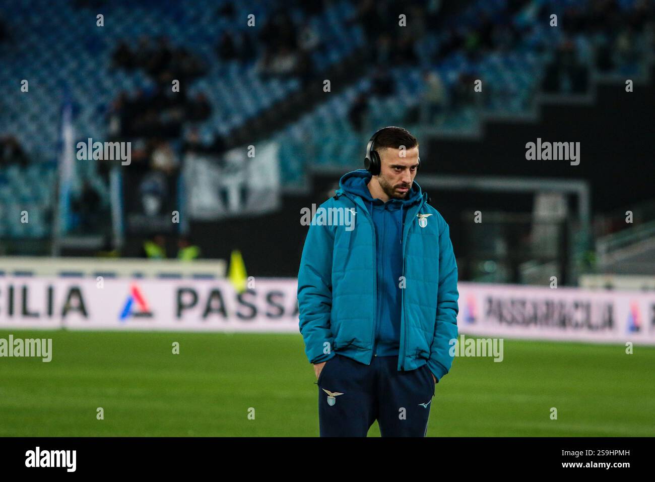 Mario Gila of SS LAZIO during SS Lazio vs ACF Fiorentina, Italian ...