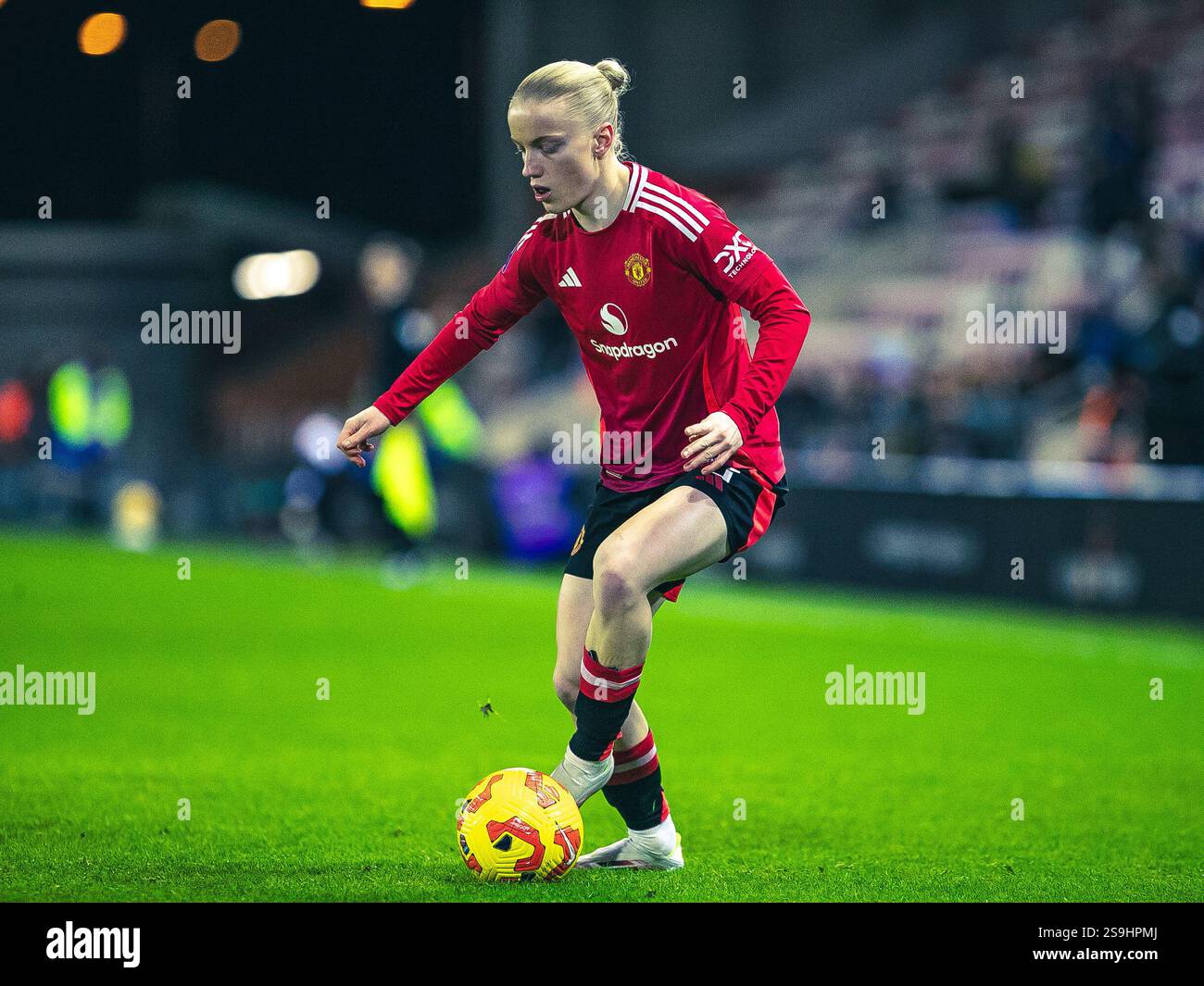 Leigh Sports Village Stadium, England 26th January 2025: Anna Sandberg ...
