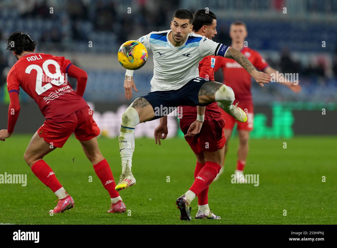 Mattia Zaccagni of SS Lazio during the Serie A football match between ...