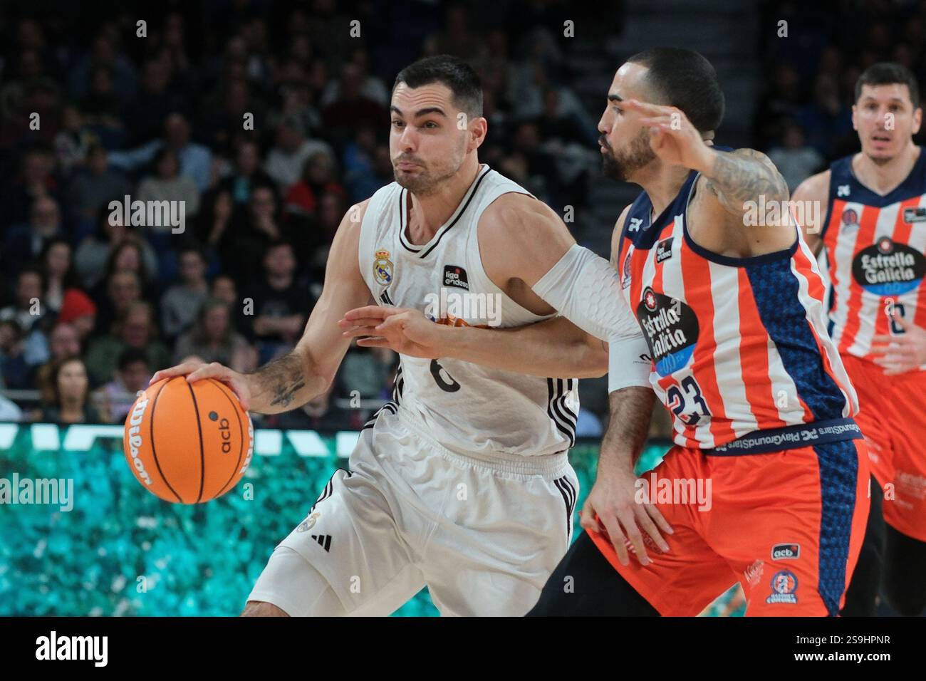 Alberto Abalde of Real Madrid during ACB League match between Real Madrid and Coruna at WiZink ...